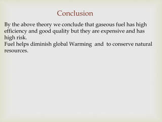 Fuel and energy presentation | PPTX