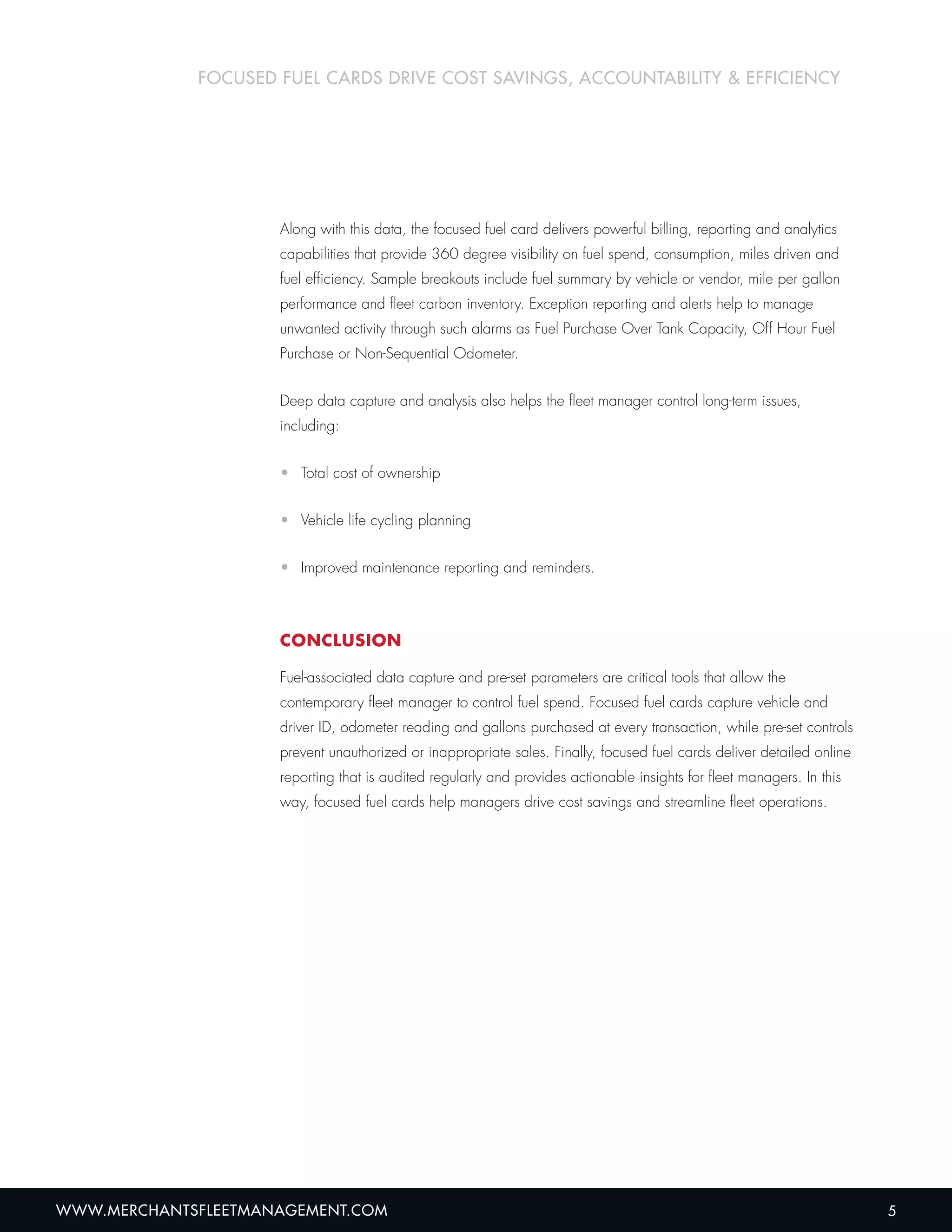 Fuel Card Accountability | PDF