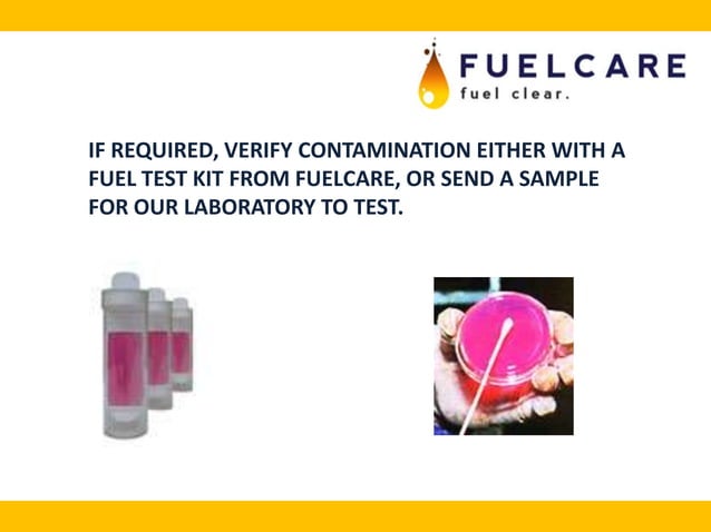 Fuelcare - Spotting and Treating Fuel Contamination | PPT