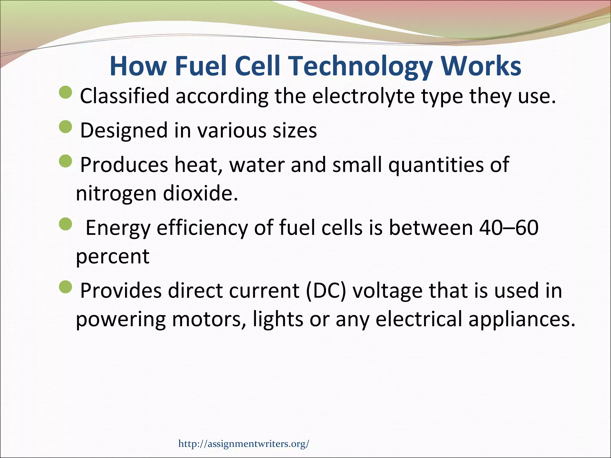 Fuel Cell Technology | PPT