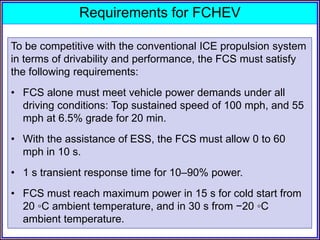 fuel cell and hydrogen vehicles and its working | PPT