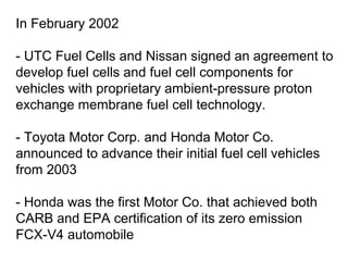 Fuel cell 2st presentation 10.12.2012 | Automotive Industry | Industries