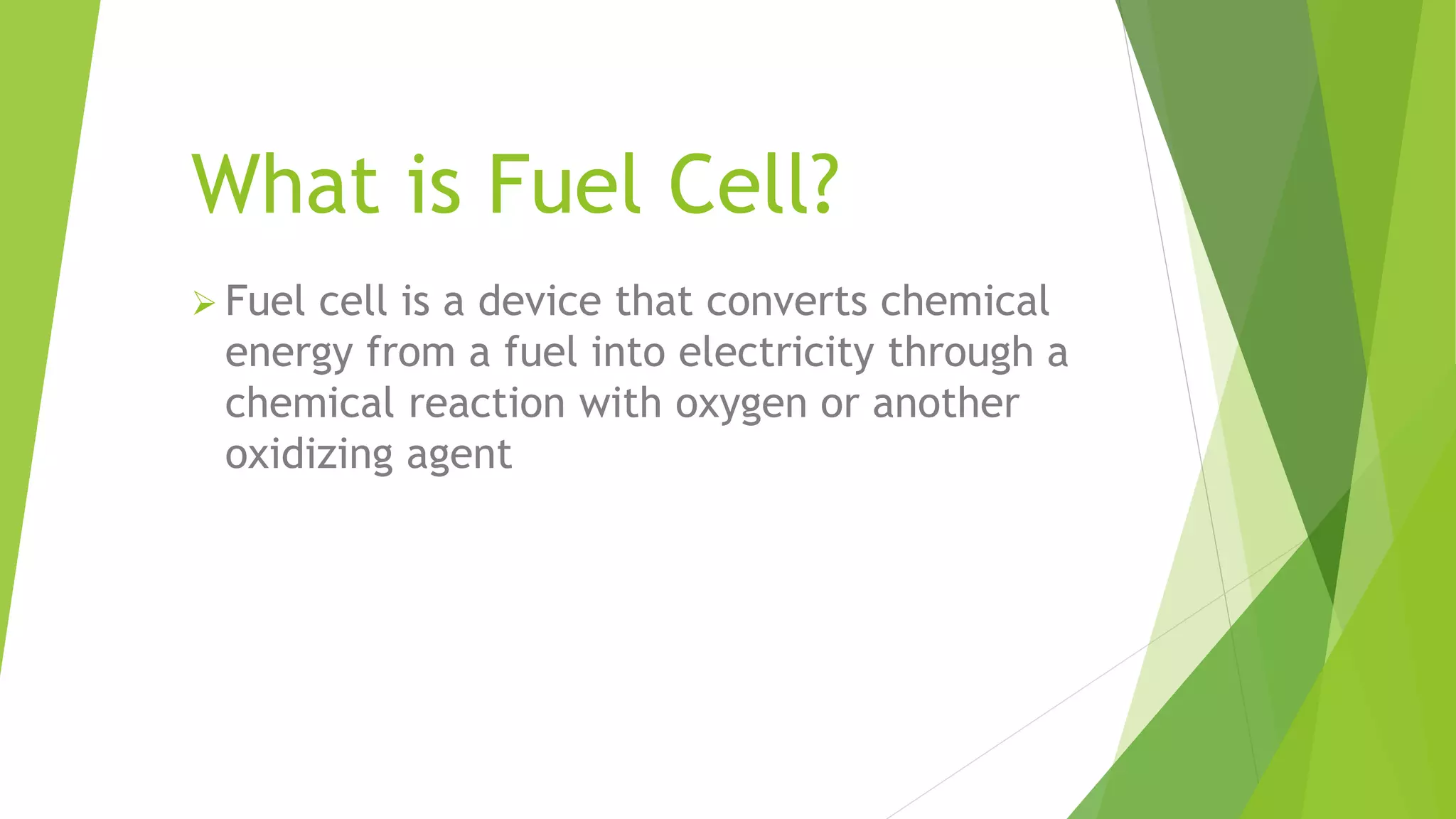 Fuel cells Physics | PPTX