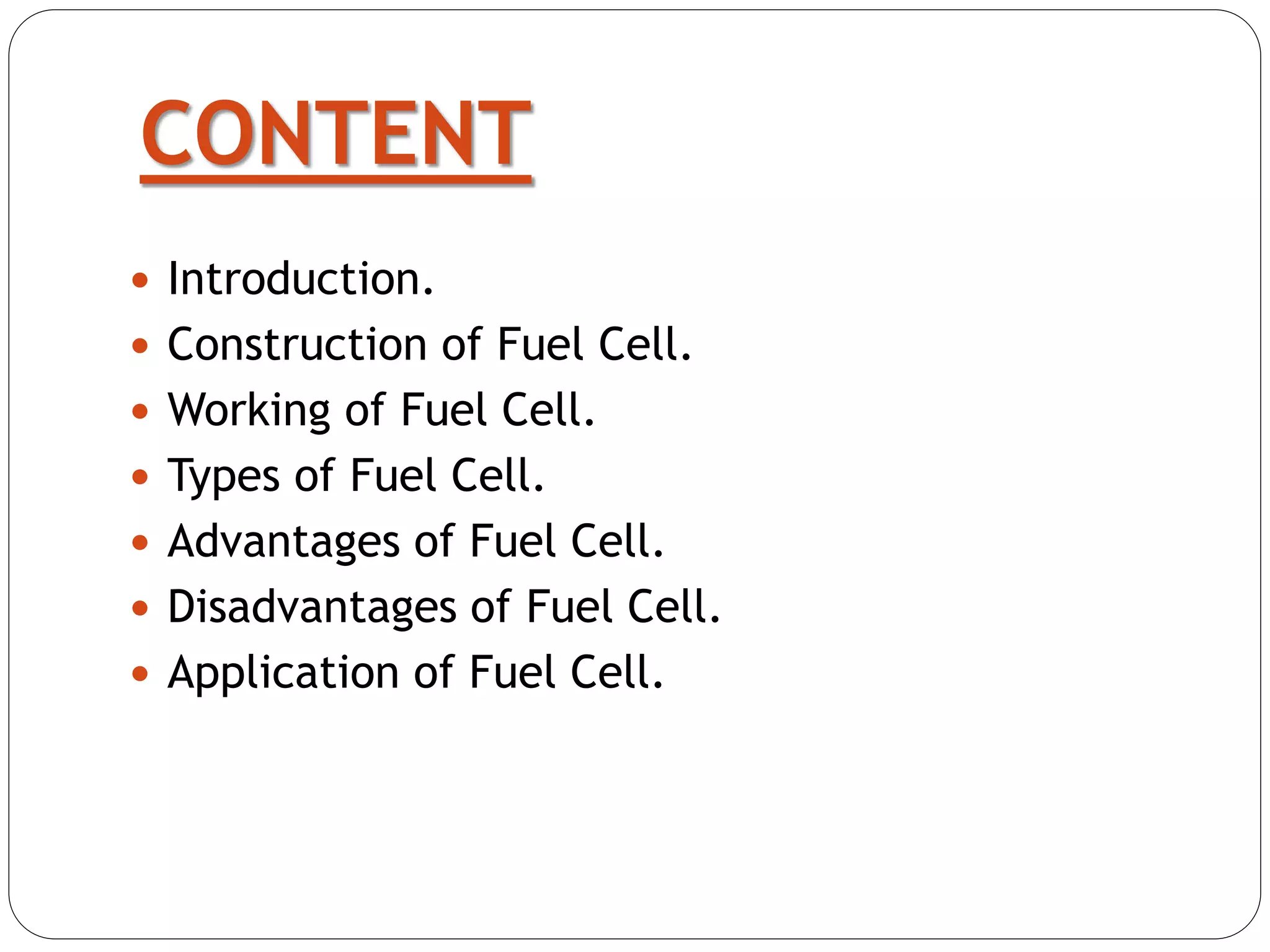 Fuel cells | PPTX