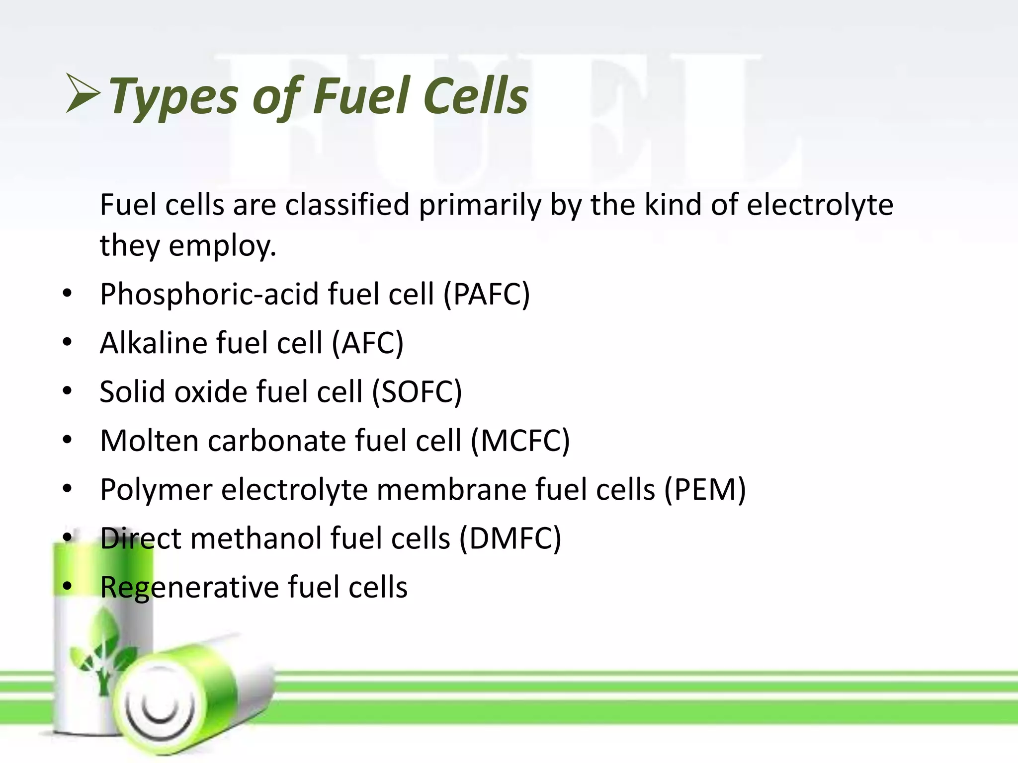 Fuel cells | PPTX