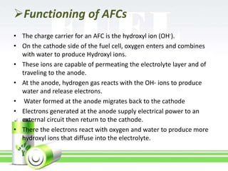 Fuel cells | PPTX