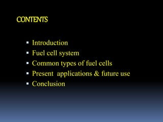 Basic Fundamentals of Fuel Cells | PPT