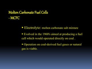Basic Fundamentals of Fuel Cells | PPT