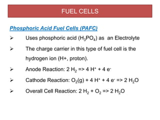 FUEL CELLS | Renewable Energy Technology | PPT
