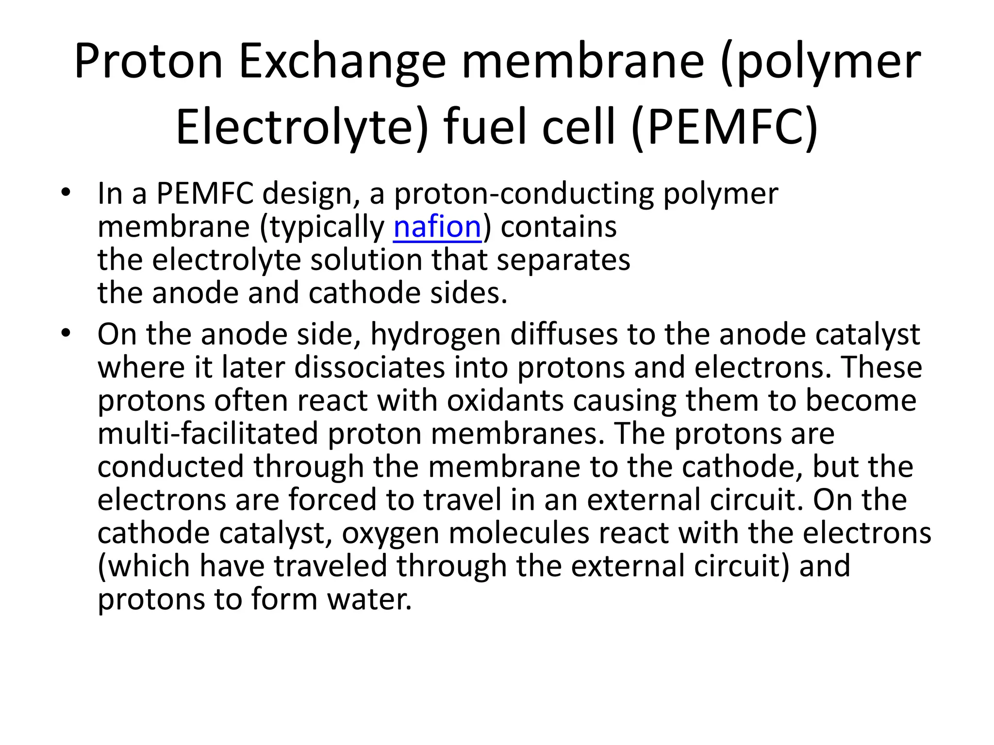 Fuel Cells technology including PEFMC, SOFC | PPT