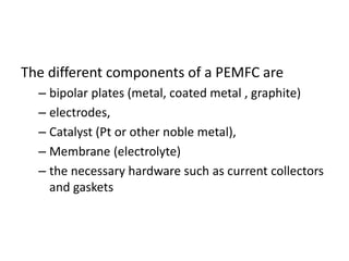 Fuel Cells technology including PEFMC, SOFC | PPT