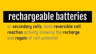 Fuel Cells and Rechargeable Batteries | PDF