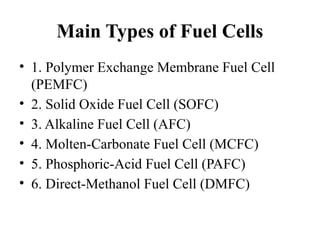 Fuel Cells Types and detail Presentation.pptx