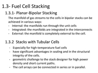 Fuel cell stacking | PPTX