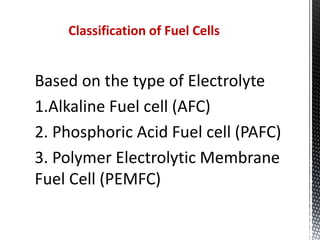 Fuel cell systems | PPTX