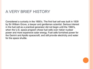 Fuel cell technology | PPTX
