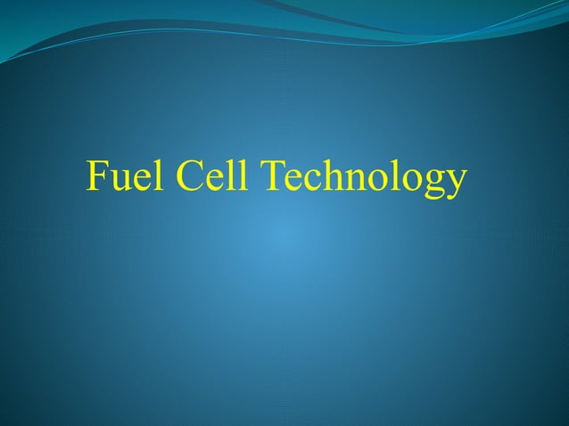 This ppt is about hydrogen based fuel cells. | PPTX