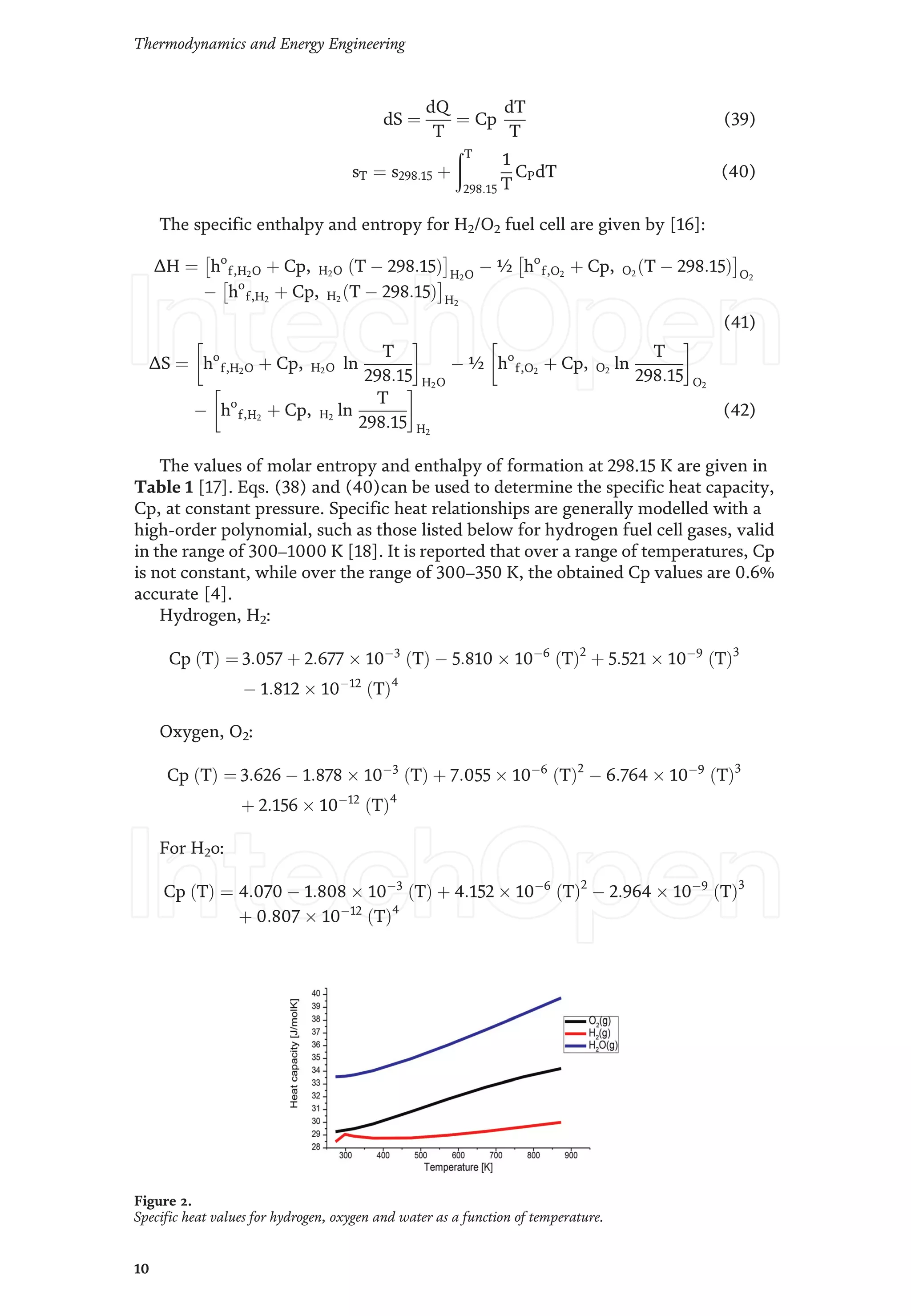 Fuel cell thermodynamics (2) | PDF