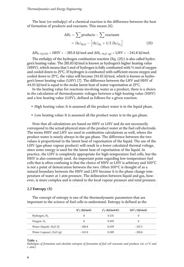 Fuel cell thermodynamics (2) | PDF | Chemistry | Science