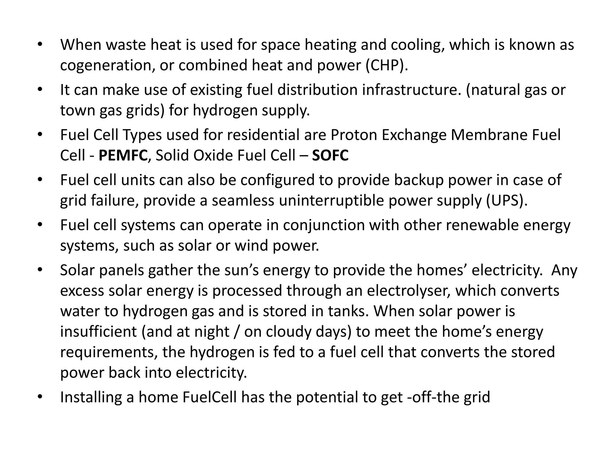 Fuel cell Application | PPTX