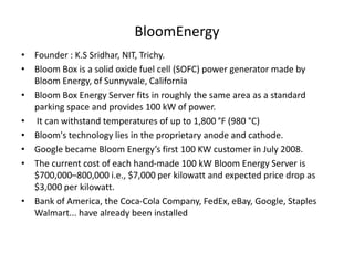 Fuel cell Application | PPTX