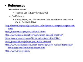 Fuel cell Application | PPTX