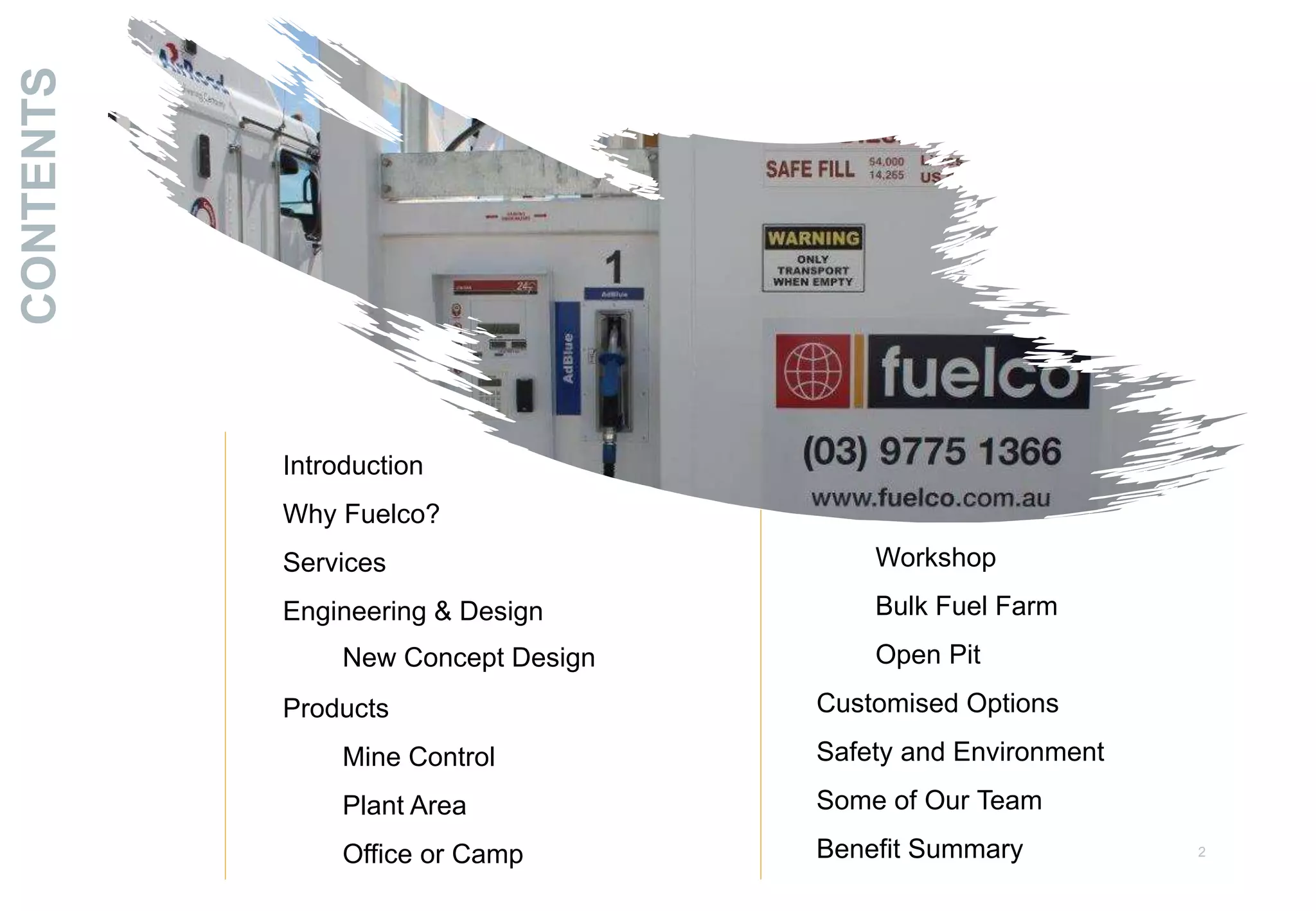 Fuelco Refuelling Solutions for Mining & Resources | PPTX