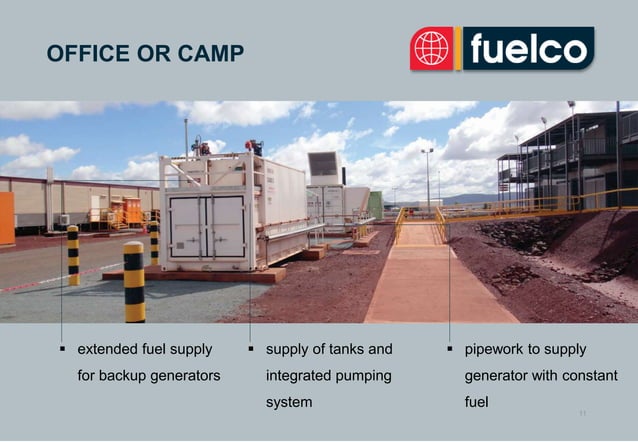 Fuelco Refuelling Solutions for Mining & Resources | PPTX | Logistics | Business