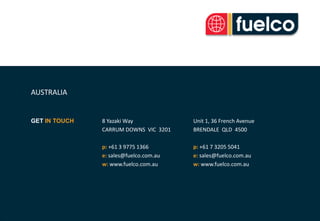 Fuelco Refuelling Solutions for Mining & Resources | PPTX