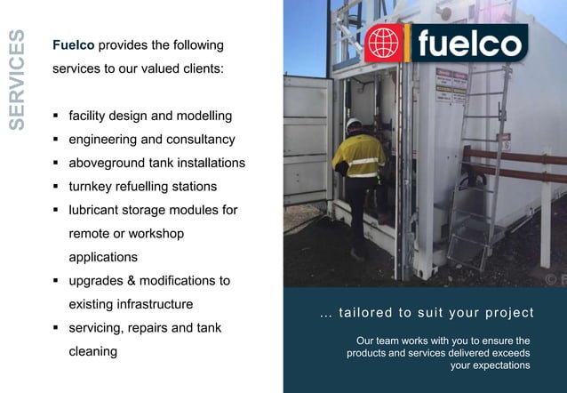 Fuelco Refuelling Solutions for Mining & Resources | PPTX | Logistics ...
