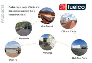 Fuelco Refuelling Solutions for Mining & Resources | PPTX