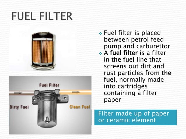 Fuel feed system in petrol engine ppt | PPTX | Automotive Industry ...