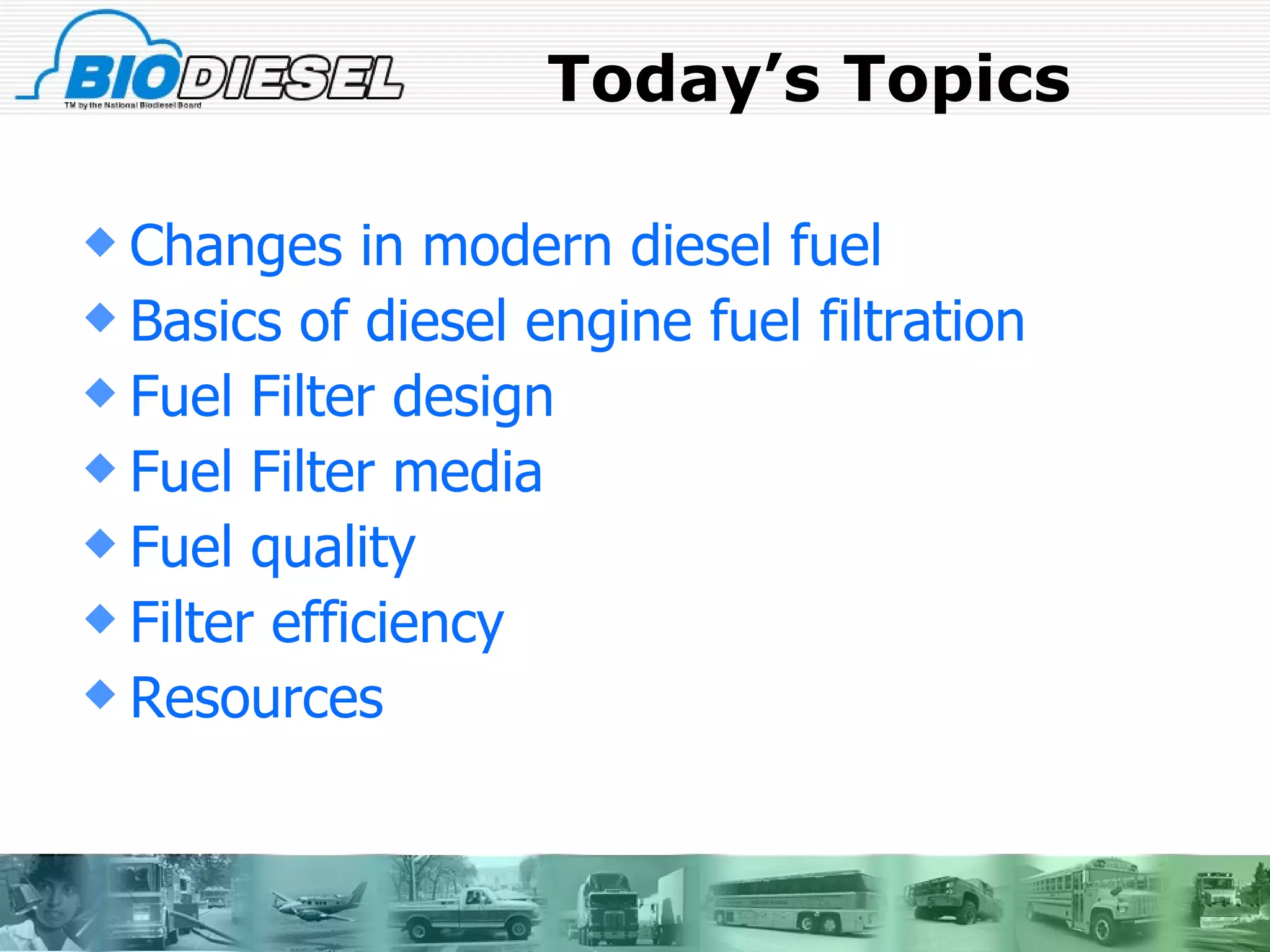 Fuel filtration for diesels | PPT