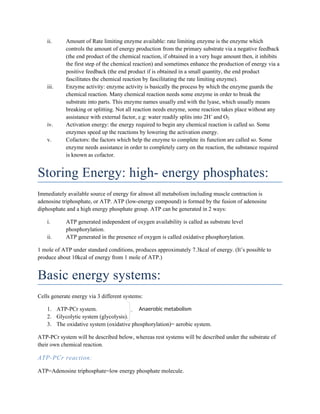 Fuel for exercise | PDF