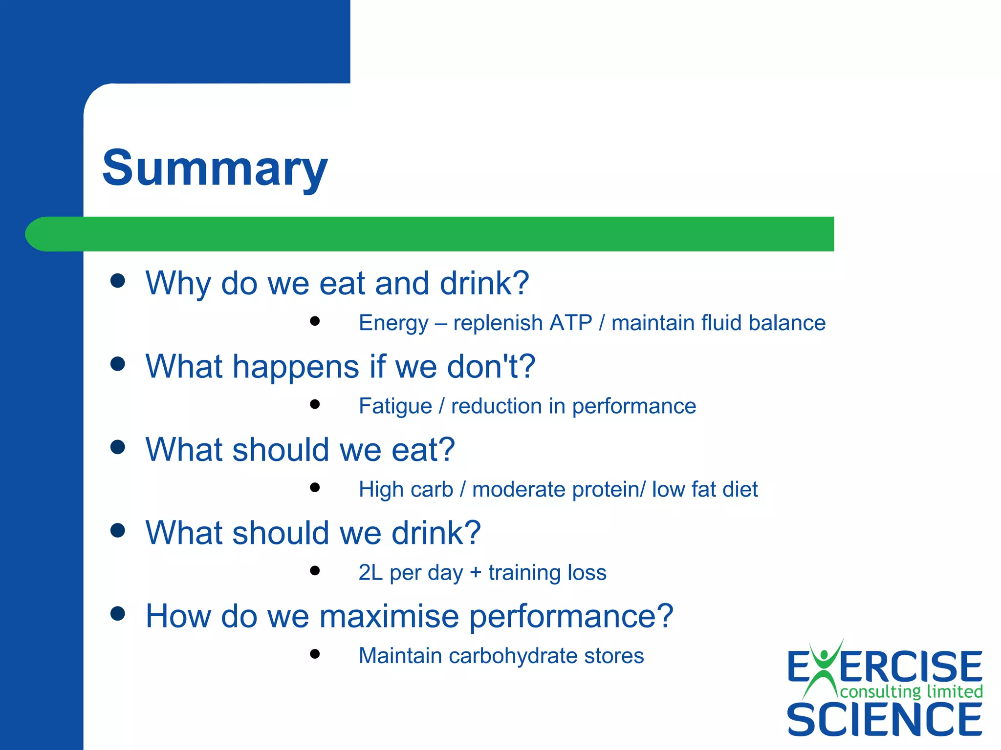 Fuel for performance | PDF