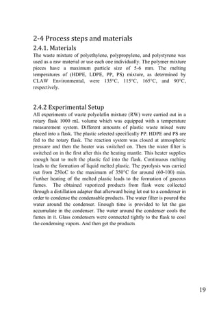 Fuel from waste plastic by pyrolysis | PDF