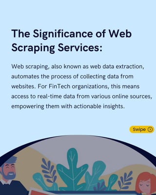 Fueling FinTechs' Growth Journey The Role of Web Scraping Services | PDF