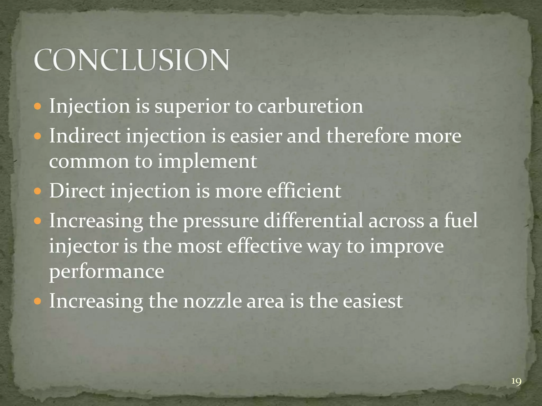 Fuel injection and Parts. uses in engine | PPTX
