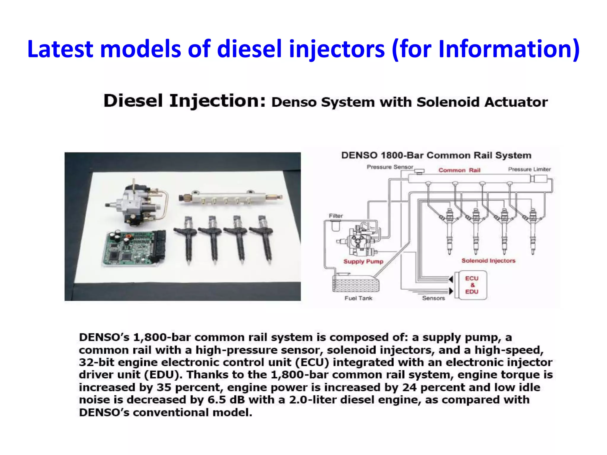 Fuel injection in ci engines | PPTX