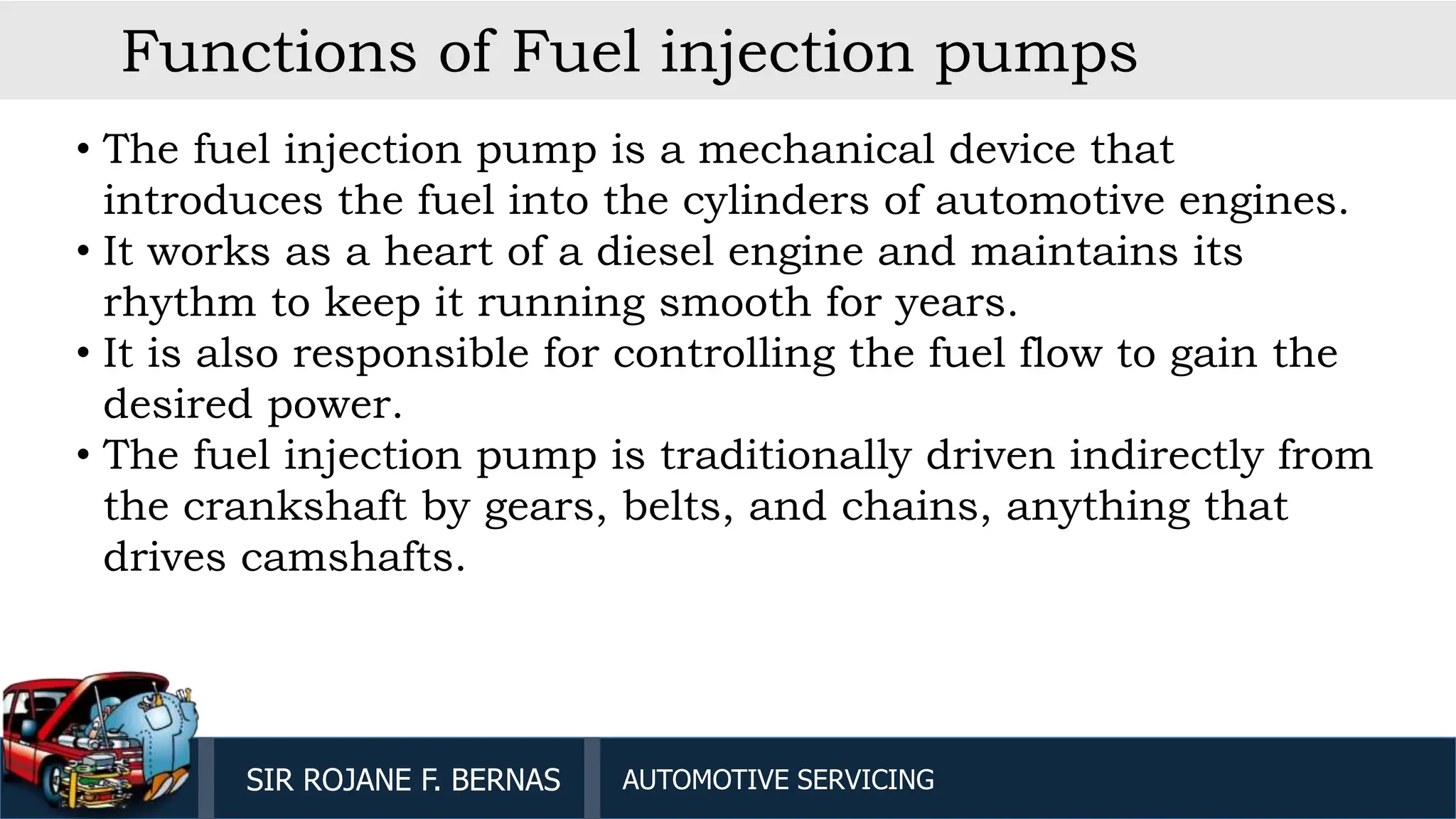 Understanding the Functionality and Mechanisms of Fuel Injection Pumps ...