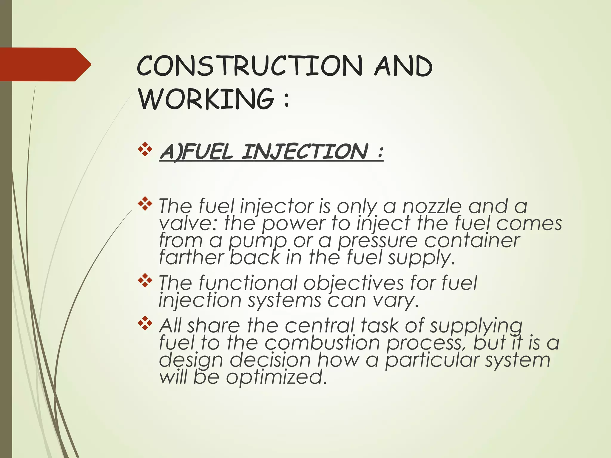 Fuel injections systems | PPT