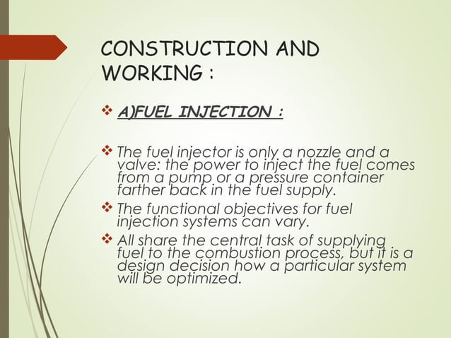 Fuel injections systems | PPT | Auto Technology | Automotive