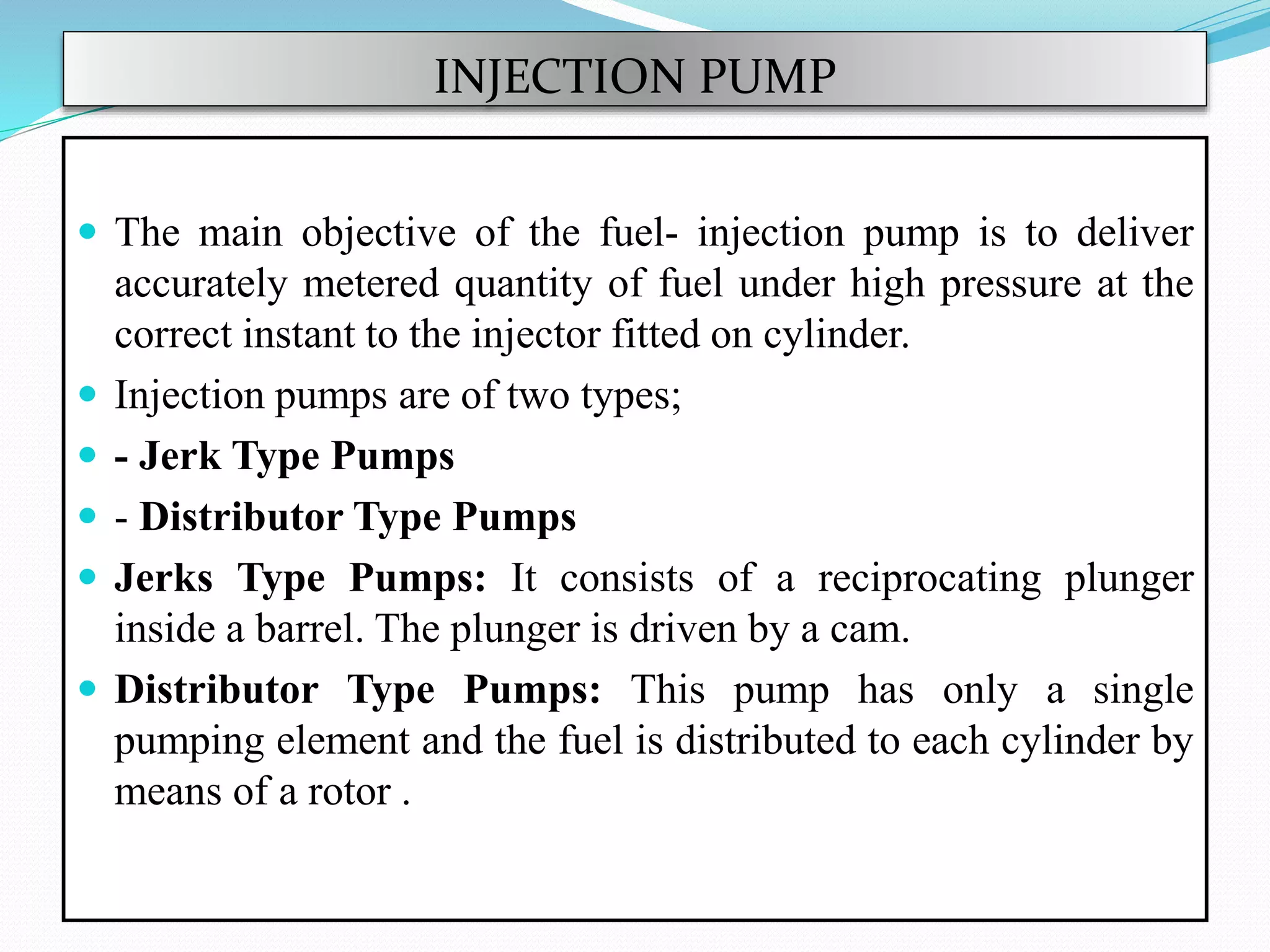 Fuel Injection System | PPTX