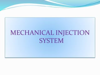 Fuel Injection System | PPTX