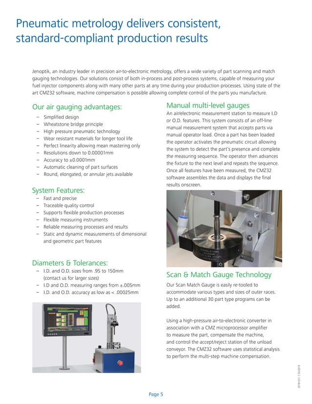 Metrology Solutions Fuel injector brochure 2019 | PDF | Business ...