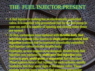 Fuel injectors ppt | PPTX