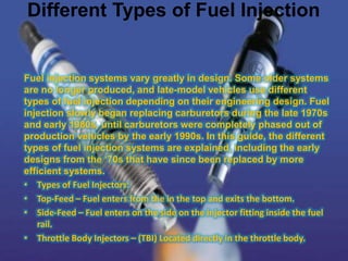 Fuel injectors ppt | PPTX