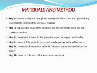 design and constrction of Fuelless Geneartor presentaion.pptx