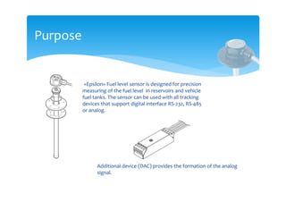Fuel Level Sensor Epsilon. Distribution Proposal | PPT