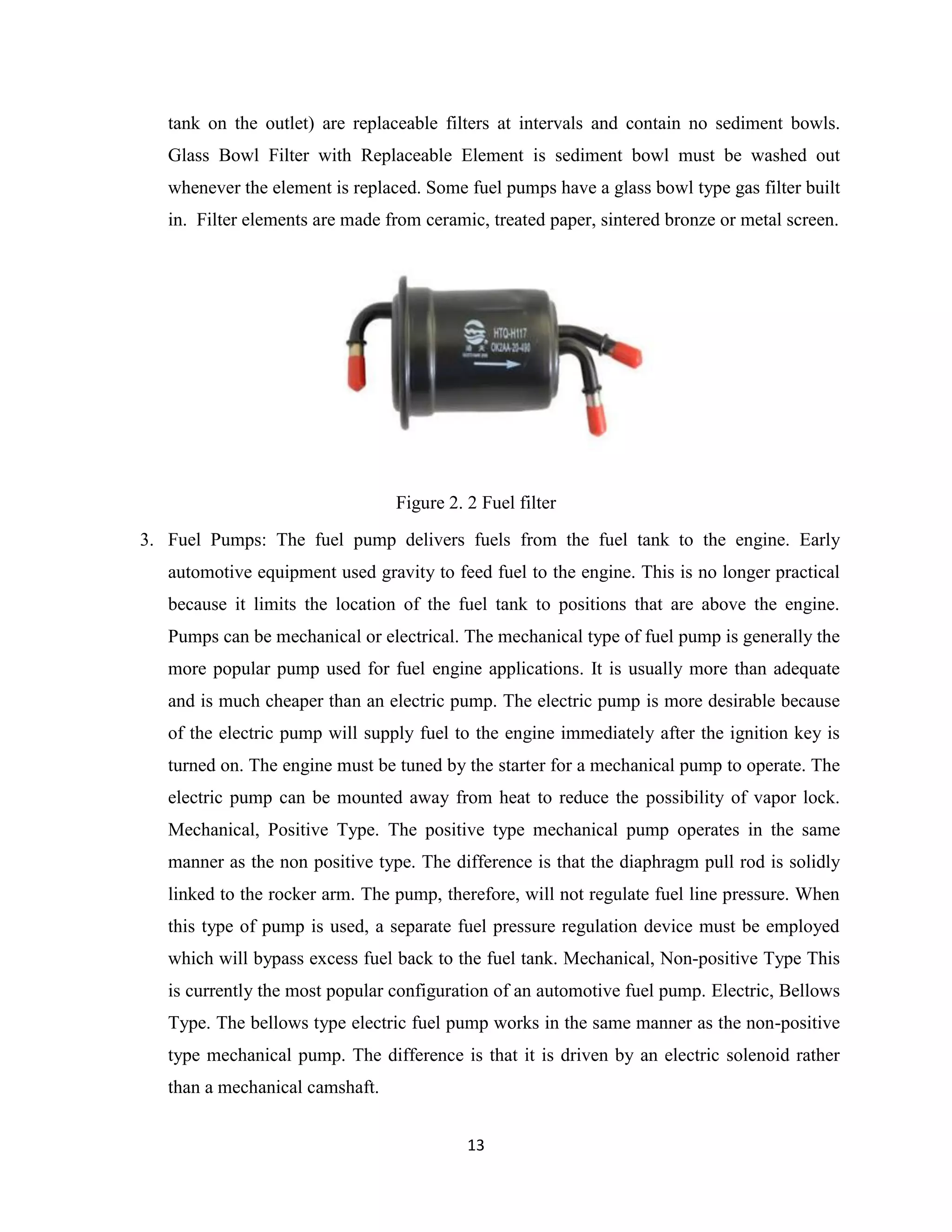 Automotive Fuel system | PDF